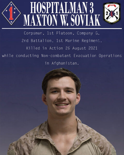 Honoring Maxton | Corpsman Maxton W Soviak Memorial Foundation